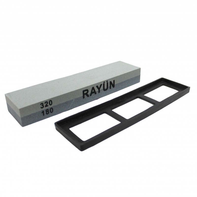 PIEDRA ASENTAR DOBLE CARA CARBURO SILICIO RAYUN